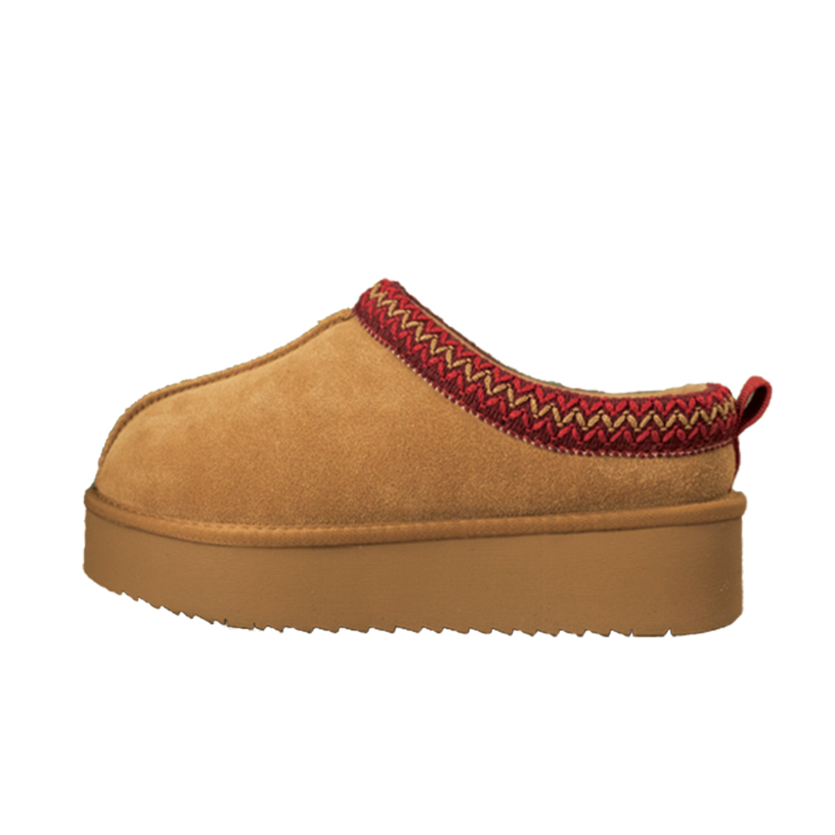 #2410 Platform Suede Braided Outdoor Slippers Autumn Winter Warmer ...