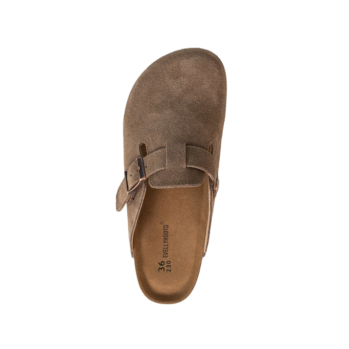 8555 Round Toe Suede Cork Clogs – evellyhootd